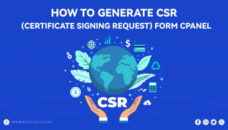 How to generate CSR (Certificate Signing Request) form cPanel - Betalogics